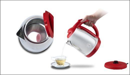 Preethi Armour 1.2 L Electric Kettle Ek713 (red) 1500 Watt | Jeevee