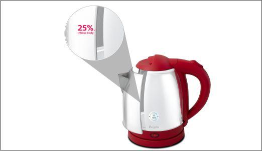 Preethi Armour 1.2 L Electric Kettle Ek713 (red) 1500 Watt | Jeevee