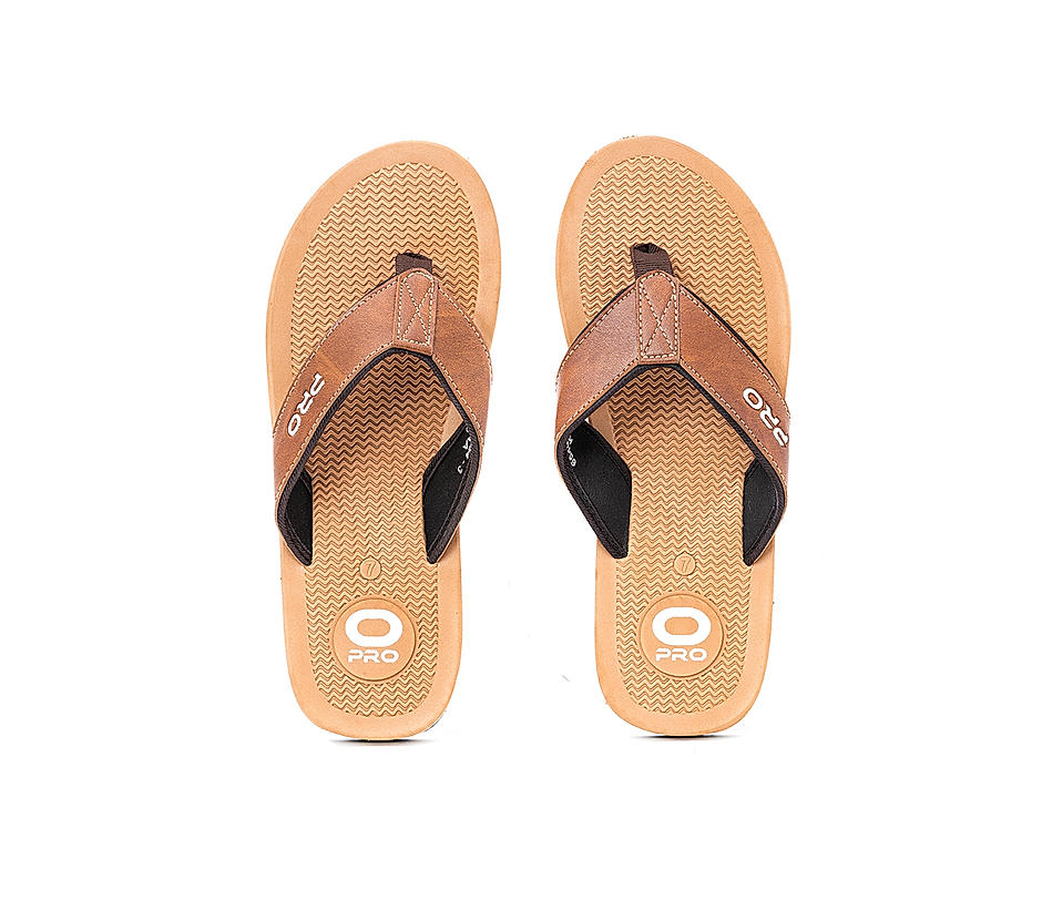 Pro Brown Flip Flops for Men