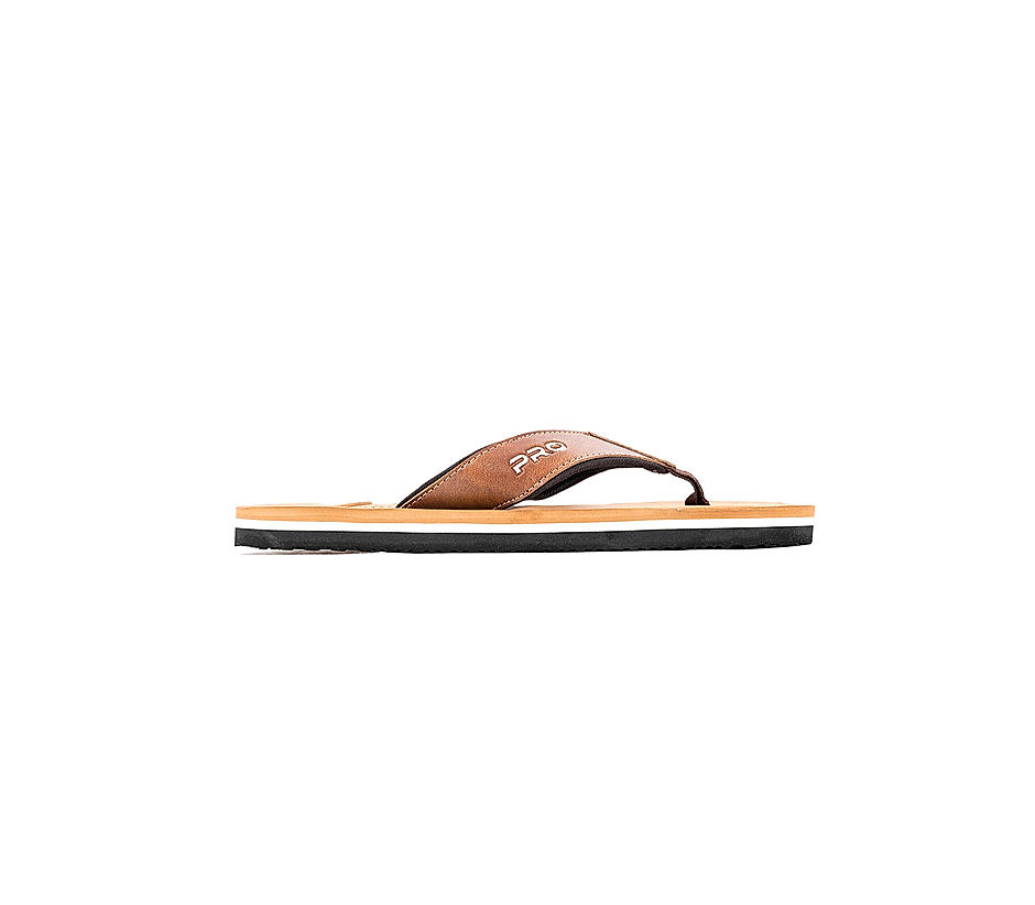 Pro Brown Flip Flops for Men