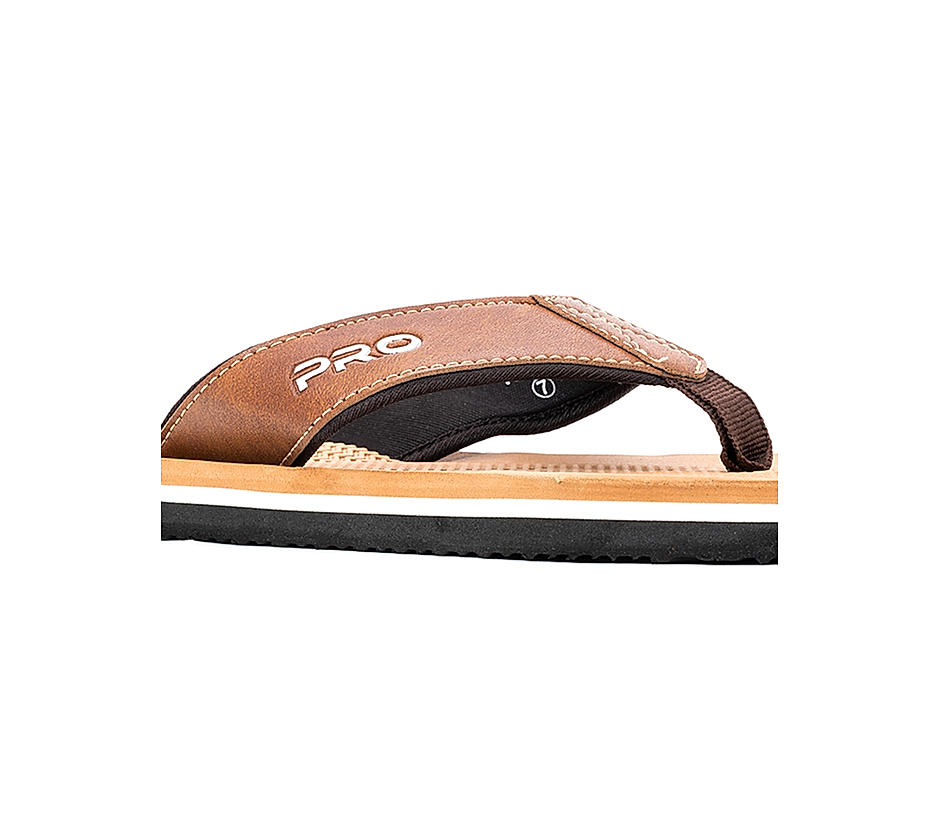 Pro Brown Flip Flops for Men