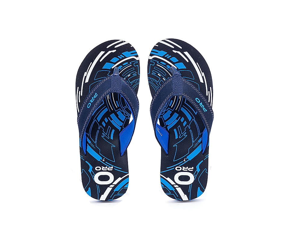 Pro Navy Blue Thong Slippers for Men